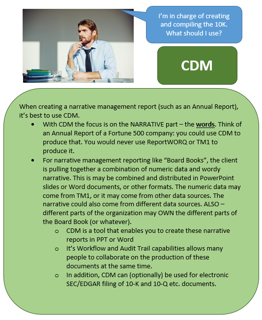 QueBIT Blog: What’s the difference between ReportWORQ and CDM?