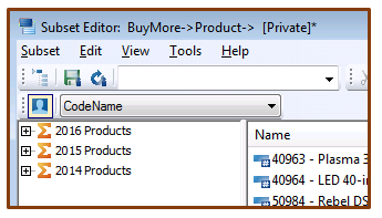 Using Subsets in Excel Based TM1 Reports and Cube Views