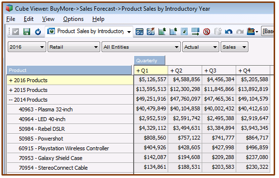 Using Subsets in Excel Based TM1 Reports and Cube Views